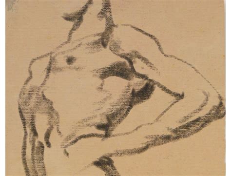 Image De Eau Dessin Fusain Homme Nu