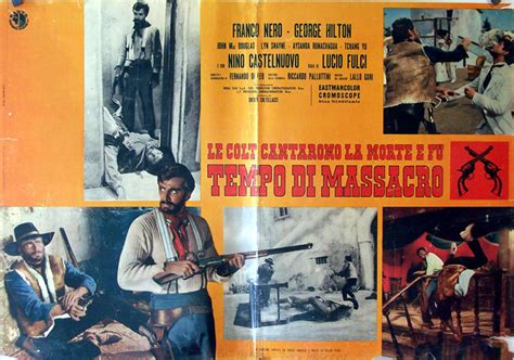 LE COLT CANTARONO LA MORTE E FU TEMPO DI MASSACRO MOVIE POSTER