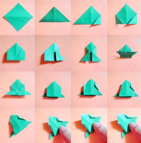 Brinquedos De Papel Dobradura De Sapo Sapo De Papel Como Fazer Uma Bola
