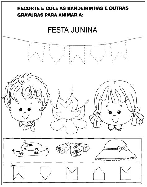Atividades sobre Festa Junina para Educação Infantil SÓ ESCOLA