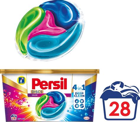 Persil Discs Color Wascapsules Wasmiddel Capsules 28 Wasbeurten