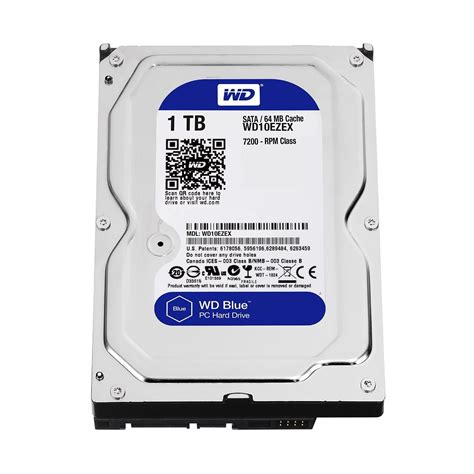 Wd Blue Tb Desktop Hard Disk Drive Rpm Sata Gb S Mb Cache