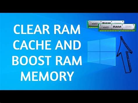 How To Clear RAM Cache MEMORY And Increase RAM In Windows 10 BEST