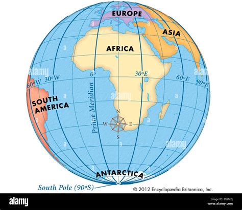 Lines Of Longitude Map