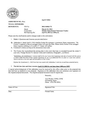 Fillable Online Ftp Albemarle Addendum Six Doc Ftp Albemarle Fax