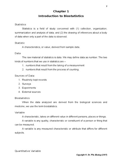 biostatistics notes pdf normal distribution median