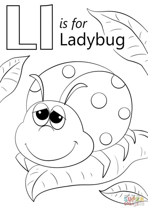 Inspiration Picture Of Letter L Coloring Pages Entitlementtrap