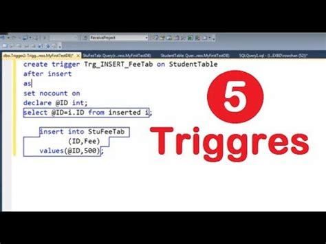 How To Create Triggers In Sql Server After Insert Dml Trigger Part