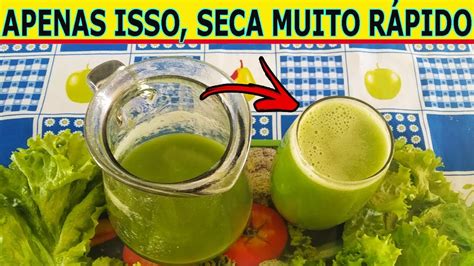 Receita De Suco DETOX Para EMAGRECER Rápido Perca BARRIGA e ESTÔMAGO