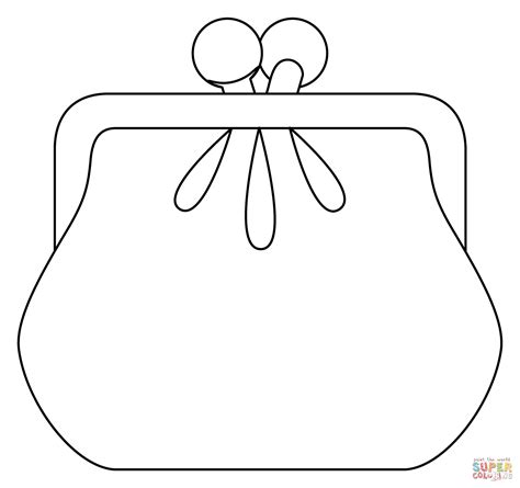 Coloriage Émoji de sac à main Coloriages à imprimer gratuits