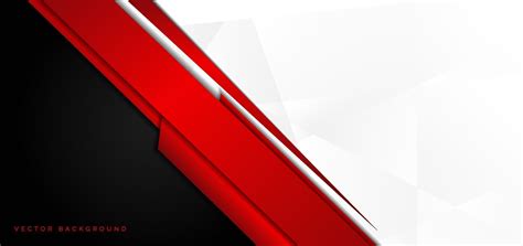 Plantilla Banner Corporativo Concepto Rojo Negro Gris Y Blanco