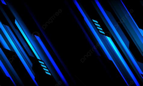 Abstracto Azul Neón Negro Cyber Línea Geométrica Slash Diseño Moderno