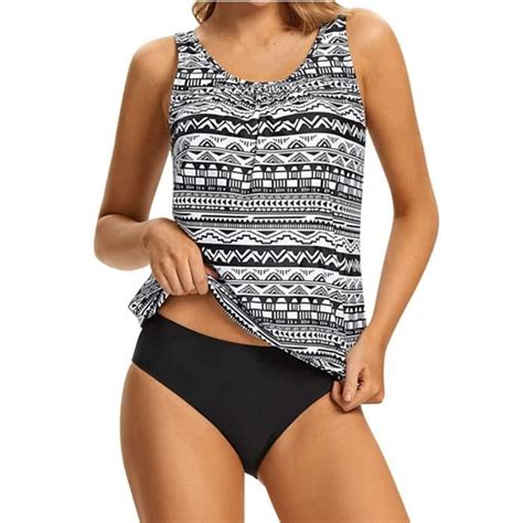 2023Maillot de Bain 2 Pièces Femme Tankini Ensembles Maillots Push Up