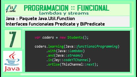 Programación FUNCIONAL en JAVA PREDICATE BIPREDICATE Predicados