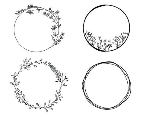 Wreath Svg Monogram Wreath Svg Leaves Monogram SVG Laurel Etsy Leaf