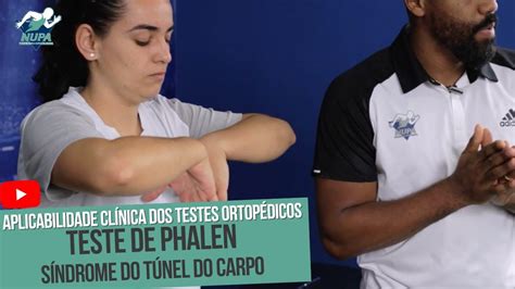 TESTE DE PHALEN SÍNDROME DO TÚNEL DO CARPO YouTube