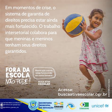 Busca Ativa Escolar Prefeitura Municipal De Igarap A U Gest O