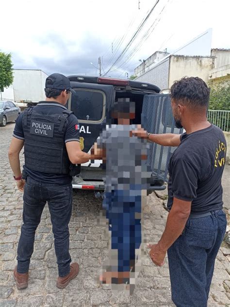 Polícia Civil prende suspeito de estupro de vulnerável lesão corporal