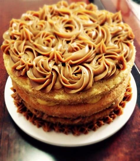 Naked cake de doce de leite Ateliê Santo Doce Elo7 Ideias de