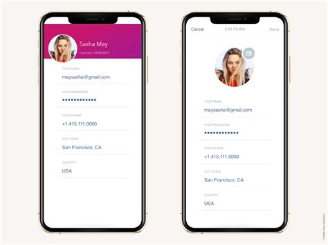App Design Profile Profile App Mobile App Design Inspiration