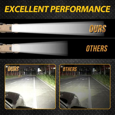 Cheap 2pcs Car Led Work Light Bar Mini Round 63w Dual Color Waterproof