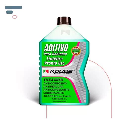 Aditivo Radiador Pronto Para Uso Sintético Verde MercadoLivre