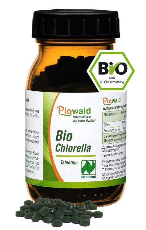 Piowald Bio Chlorella Tabletten Naturland Kg Shop Apotheke