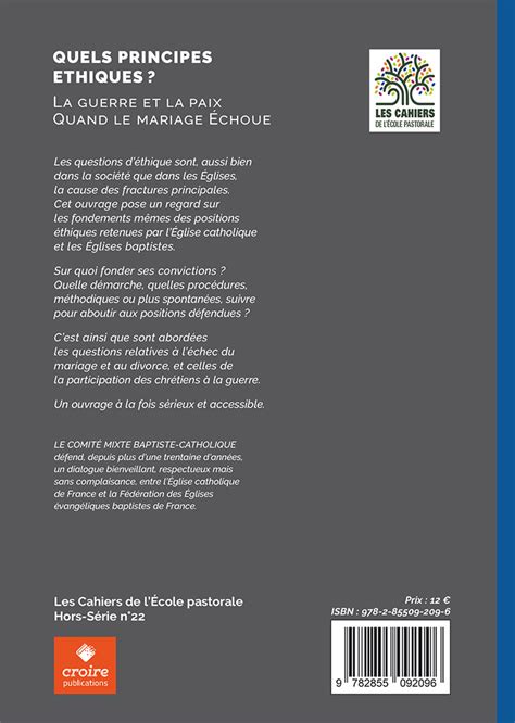 Quels principes éthiques La guerre et la paix Quand le mariage