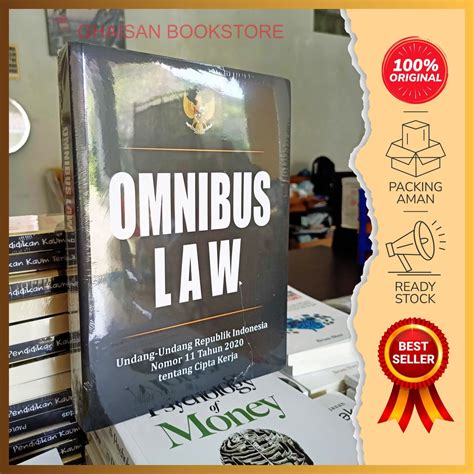 Jual Buku Omnibus Law UU Republik Indonesia Tentang Cipta Kerja