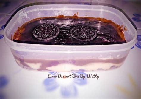 Resep Oreo Dessert Box Oleh Watty Cookpad