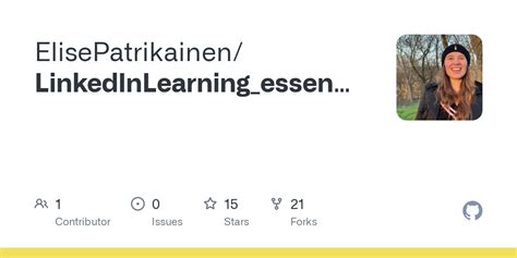 GitHub ElisePatrikainen LinkedInLearning Essentiel Nodejs