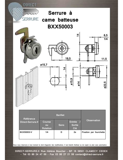 Serrure armoire à rideaux serrure pour armoire à rideaux