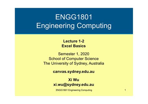 lecture 1 2 warning tt undefined function 32 engg engineering computing lecture 1 excel