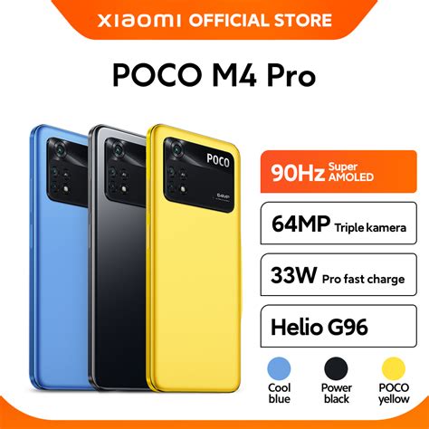 Jual Xiaomi Official Poco M4 Pro 8 256gb Helio G96 64mp Triple Kamera