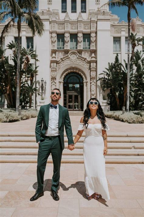 May Iosotaluno Beverly Hills Courthouse Wedding Photography At City