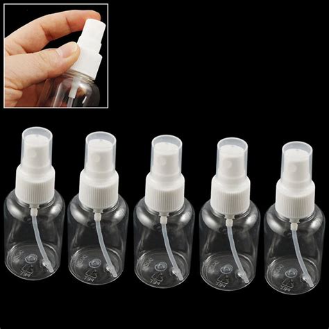 5 Pcs 30 Ml Clear Plastic Portable Spray Bottles Empty Travel Perfume
