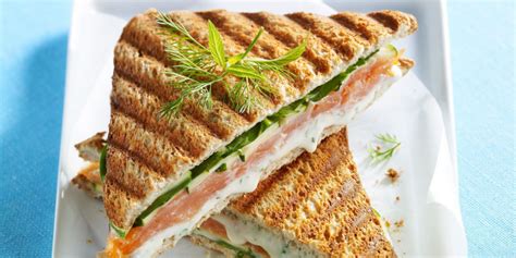 Croque monsieur au saumon fumé Plurielle
