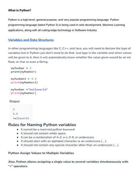 python basics pdf