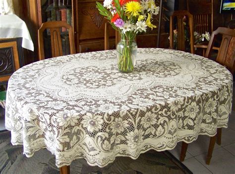 Crochet Lace Tablecloth Patterns The Funky Stitch