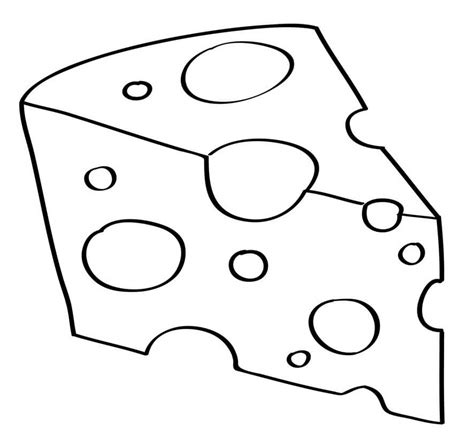 Desenhos De Queijo Para Colorir Pintar E Imprimir ColorirOnline