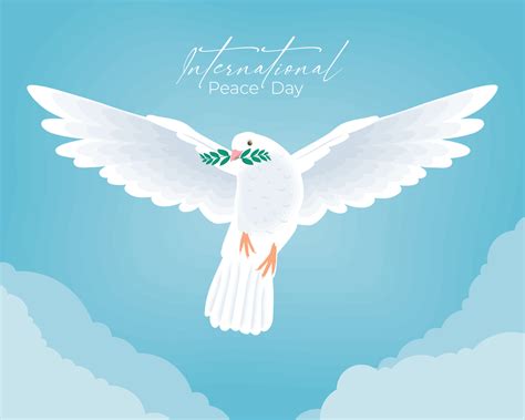 International Peace Day Lettering Vector Art At Vecteezy