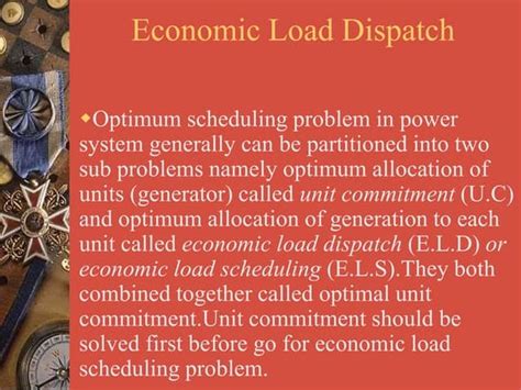 economic load dispatch