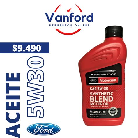 ACEITE MOTORCRAFT 5W30 Repuestos Vanford