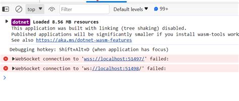 C The Blazor Webassembly Project S Hot Reload Not Working In The Vs