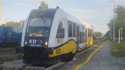 SA135 003 KD Z KUDOWY ZDRÓJ DO LEGNICY ODJAZD Z STACJI ZĄBKOWICE