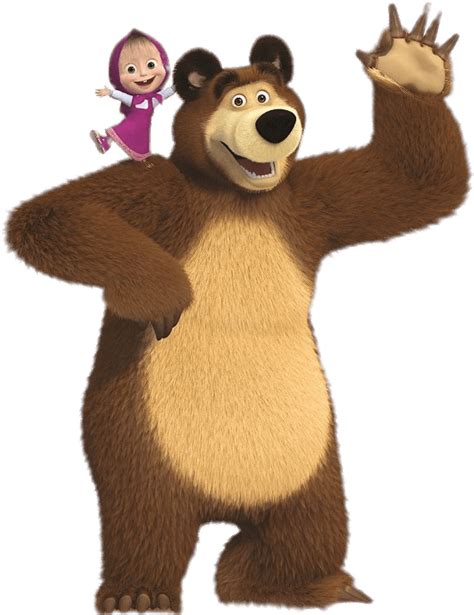 Masha And The Bear Png High Resolution Masha And The Bear Hd Png