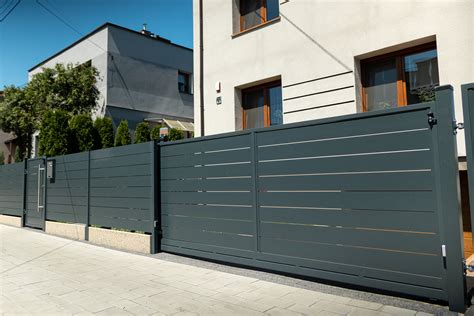 Ogrodzenie Aluminiowe Palisadowe Nowoczesne Zabrze Ogrodzenia