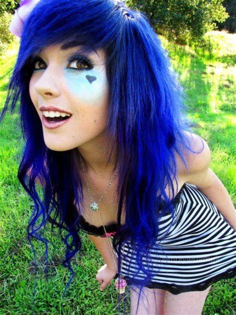 Leda Muir Emo Scene Hair Goth Hair Bright Red Hair