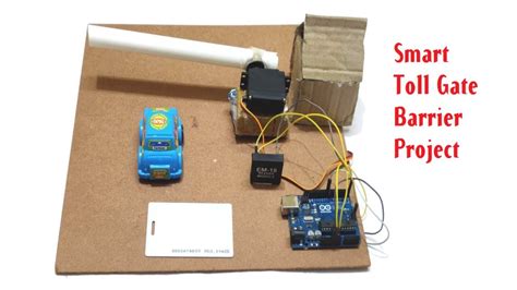 RFID Based Smart TollGate Barrier System Arduino Project YouTube