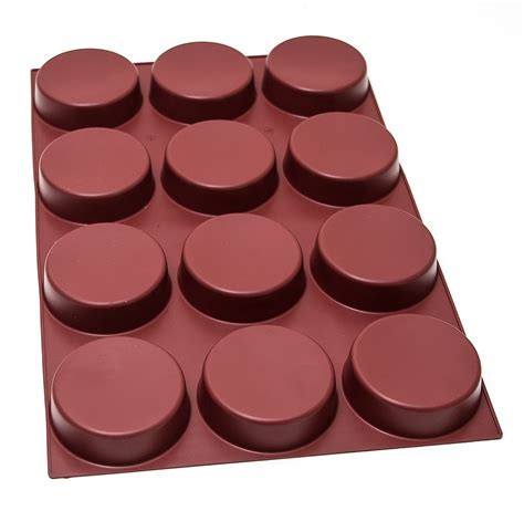 Moule cylindre silicone 12 alvéoles 366 ml Maé innovation